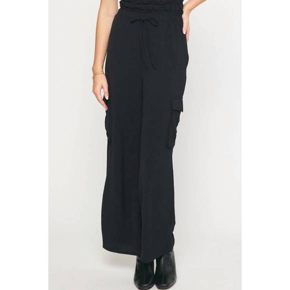 entro | Pants & Jumpsuits | New Entro Womens Drawstring Cargo Pants In ...